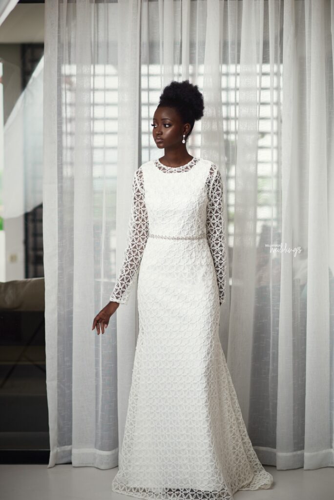 The Simply Collection by Nina Kwande is a Classic for the Minimalist Bride