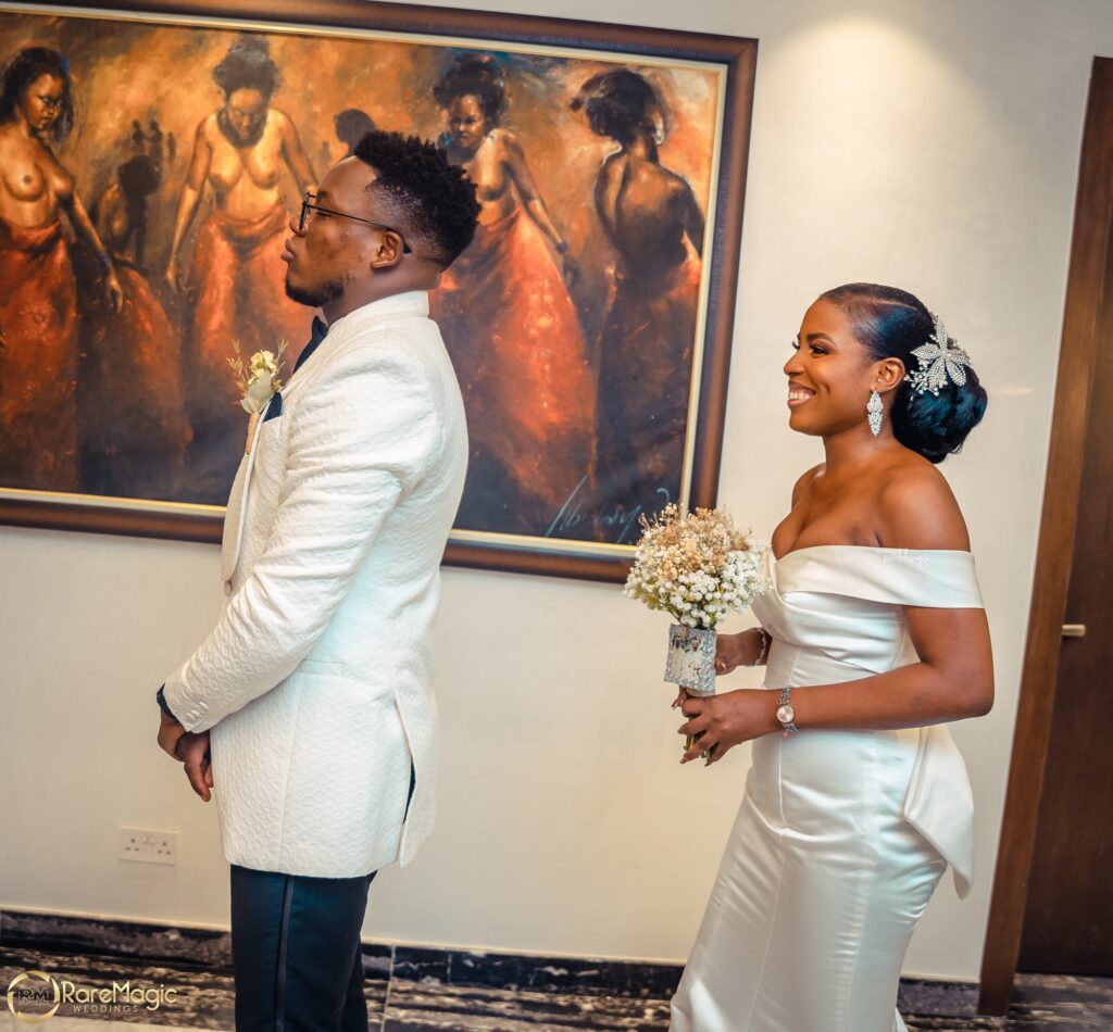 Emike & Dare's Rustic-themed White Wedding Was One For the Books