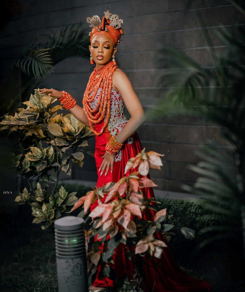 Exude Royalty & Class on Your Trad With This Flawless Edo Beauty Look