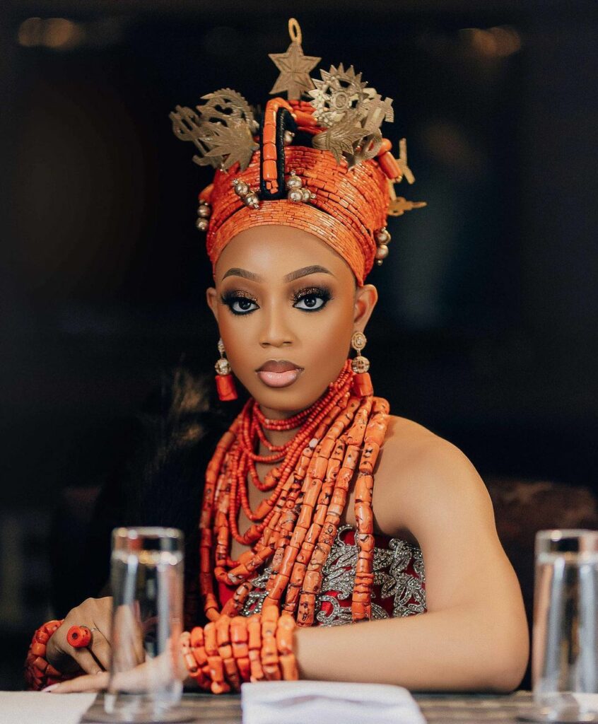 Exude Royalty & Class on Your Trad With This Flawless Edo Beauty Look
