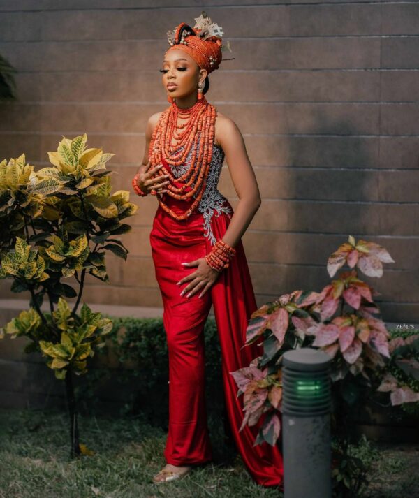 Exude Royalty & Class on Your Trad With This Flawless Edo Beauty Look