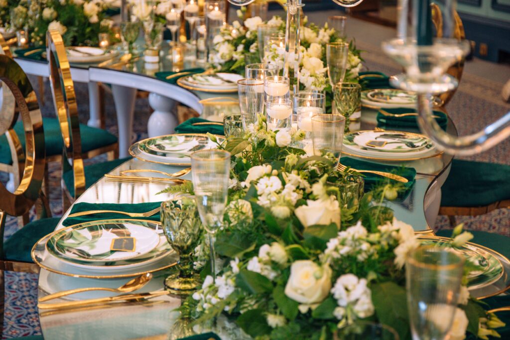 This "Green Envy" Wedding Styled Shoot Speaks Luxury & Opulence