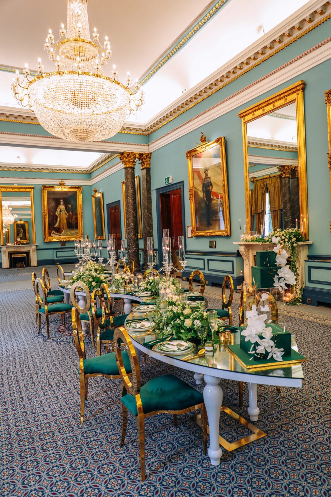 This "Green Envy" Wedding Styled Shoot Speaks Luxury & Opulence