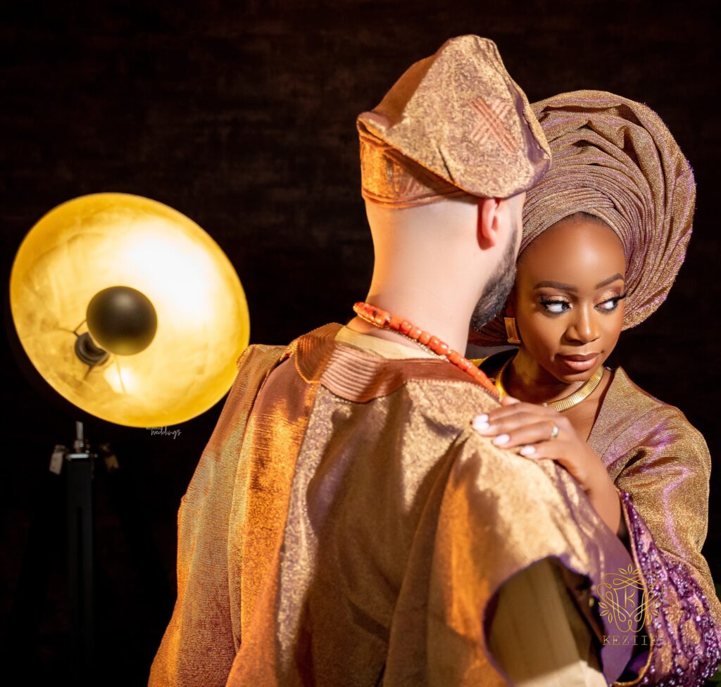 It's Love Beyond Borders For Mojisola & Goran! Enjoy Their Yoruba Trad