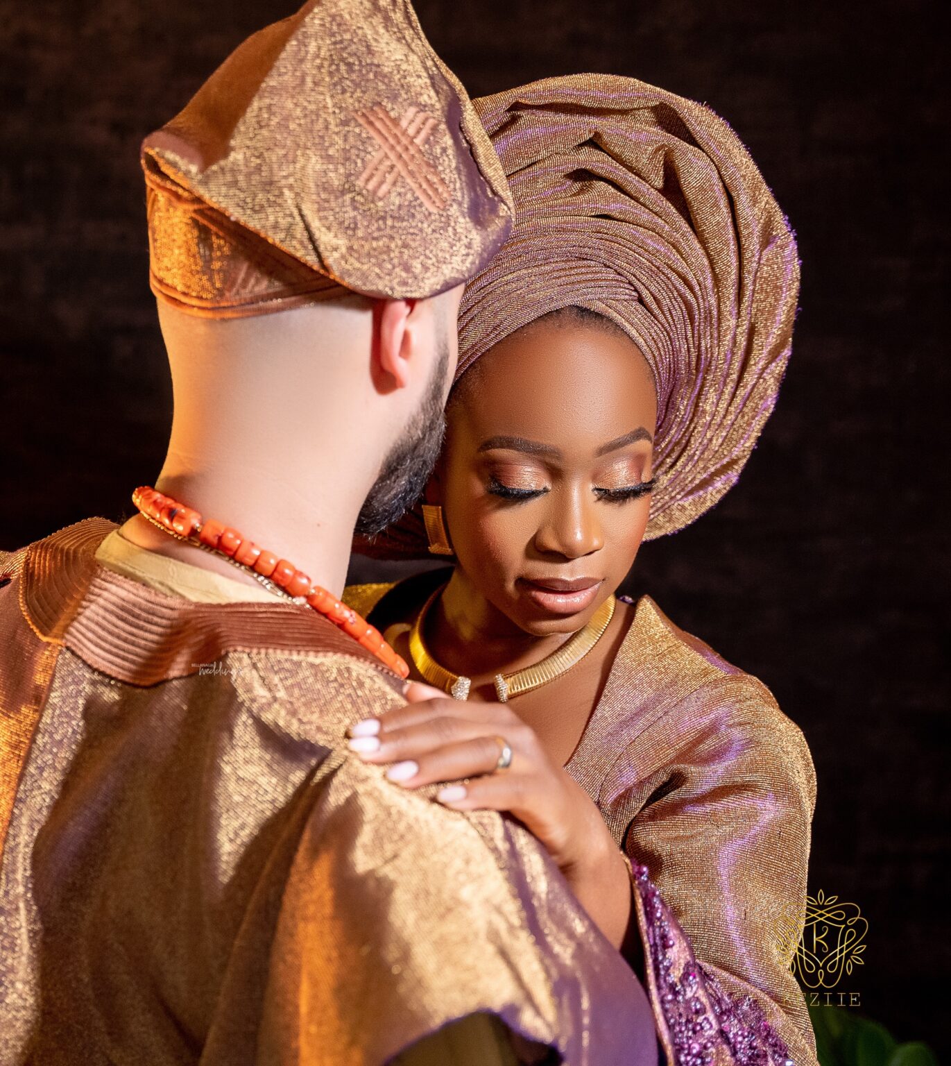 It's Love Beyond Borders For Mojisola & Goran! Enjoy Their Yoruba Trad