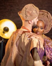 It's Love Beyond Borders For Mojisola & Goran! Enjoy Their Yoruba Trad