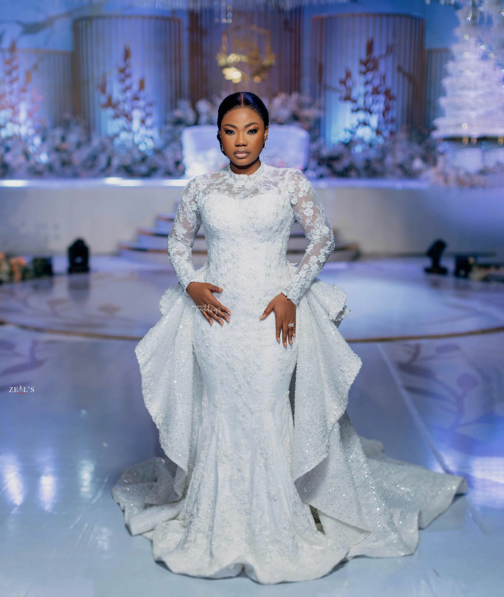 See First Photos From Mercy Chinwo & Pastor Blessed's White Wedding!