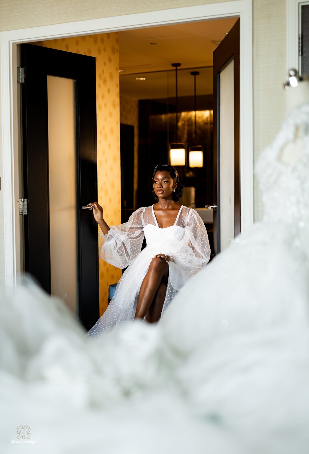 Herbertha & Caleb are Lovers For Life! Enjoy Their White Wedding Photos