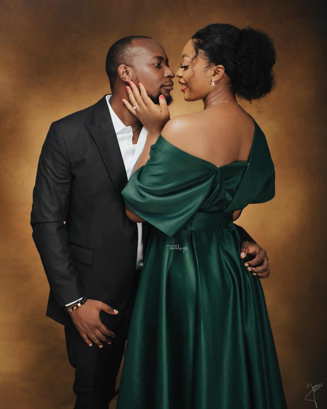 A Perfect Match! Enjoy Ifeoluwa & Abiodun's Pre-Wedding Photos | BellaNaija