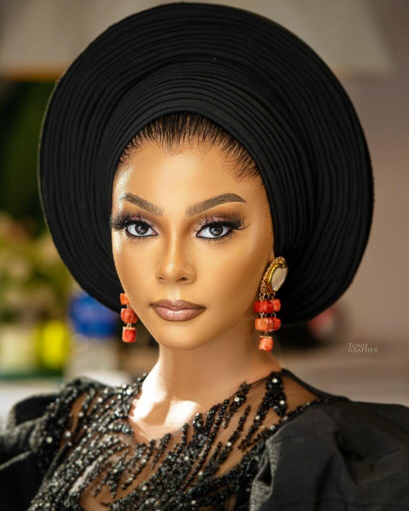 Exude Pure Elegance With This Black Yoruba Beauty Look