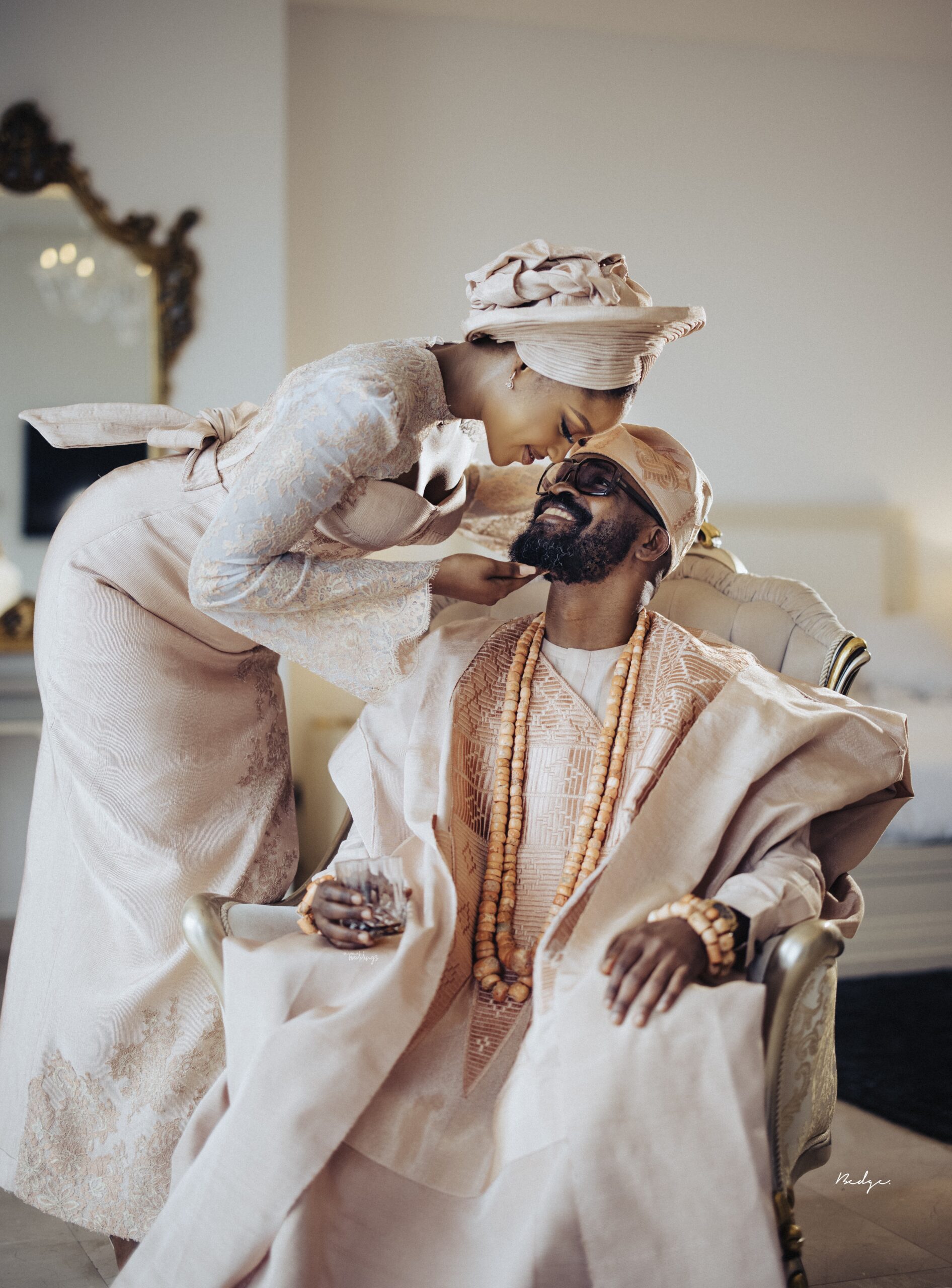 It's a Yoruba-Edo Fusion With Folakemi and Edosa's Trad Engagement!