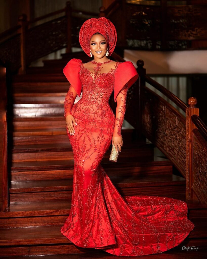 This Alluring Glam on Osas Ighodaro Is Our Modern Trad Look Inspiration!