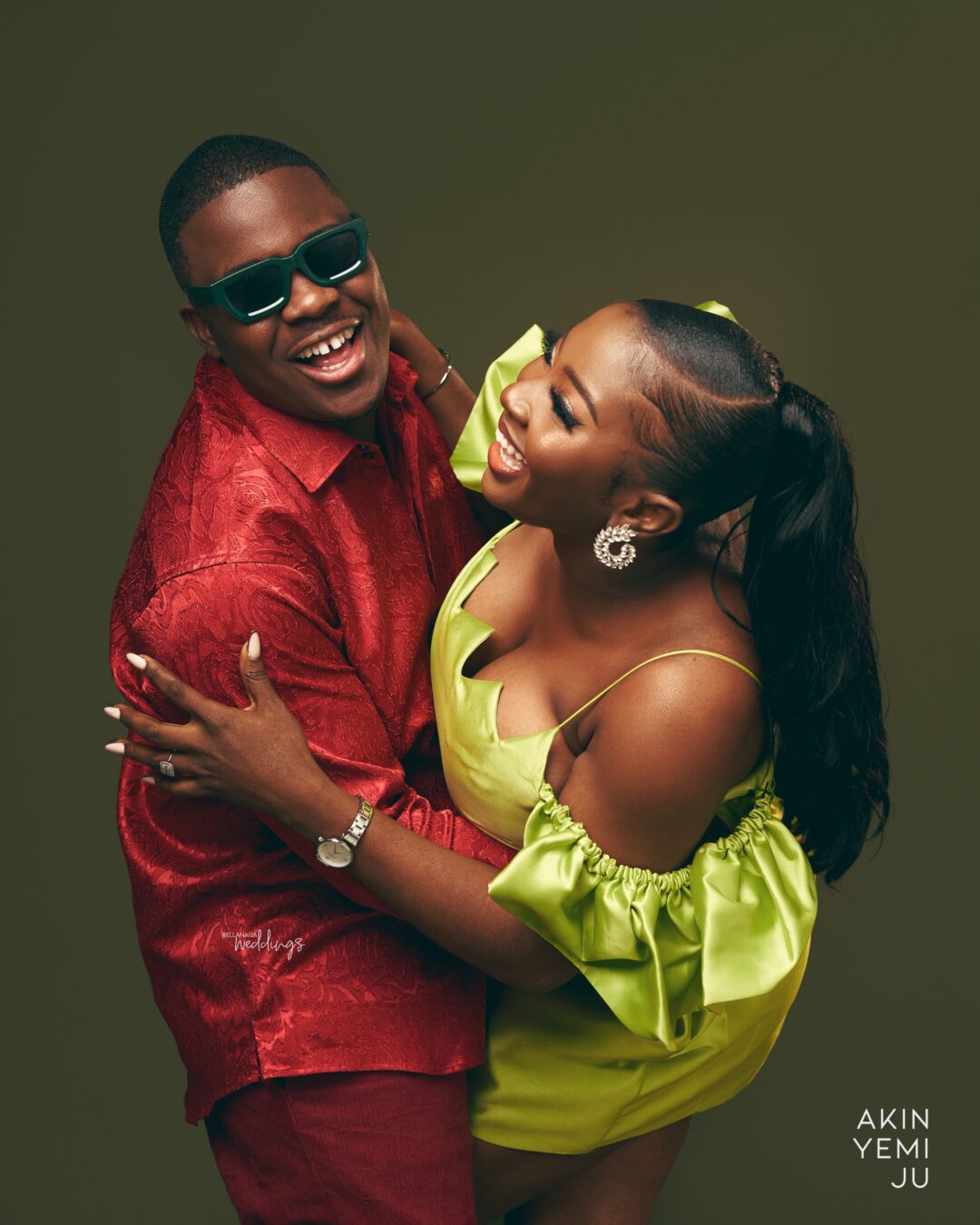 It's Love in the Air For Fadekemi & Olufemi Who Met on Instagram! | BellaNaija