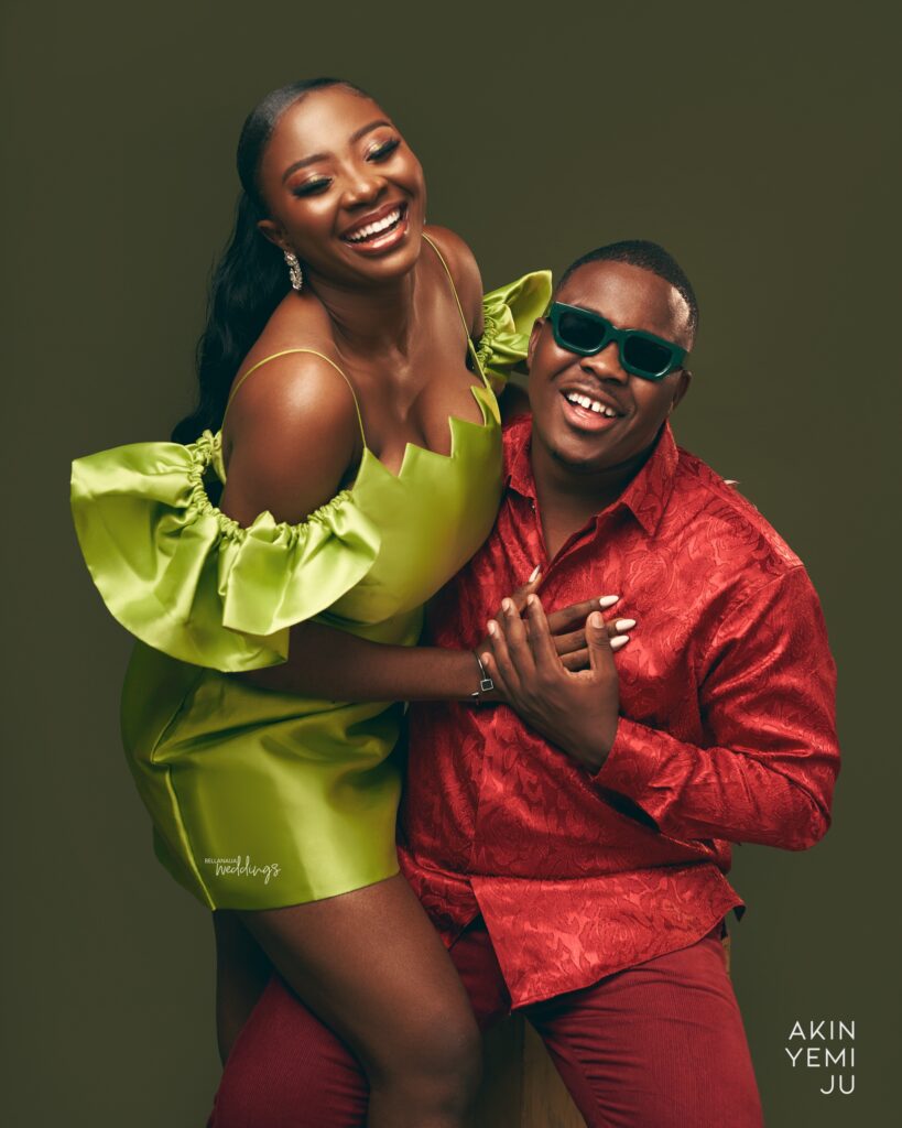 It's Love in the Air For Fadekemi & Olufemi Who Met on Instagram! | BellaNaija