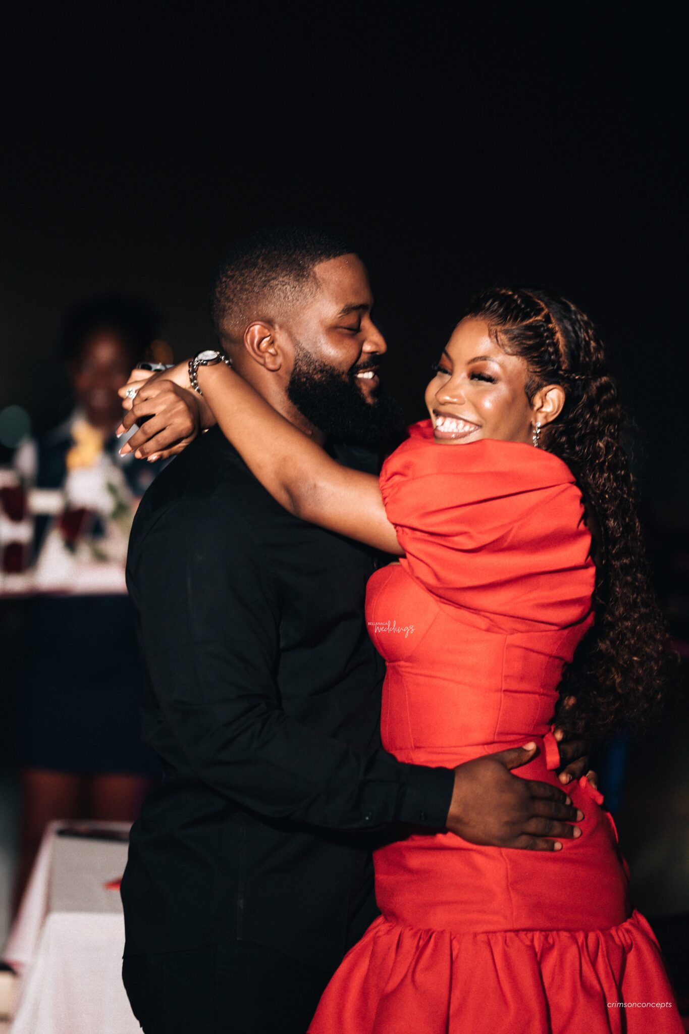 Thanks to a Mutual Friend, It's a Yes to Forever For Moyo and Frank!