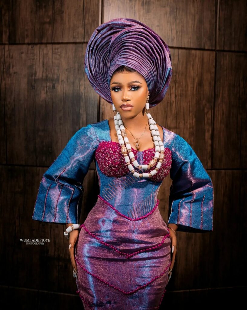 Slay Your Yoruba Trad in Radiant Colours with This Beauty Look!