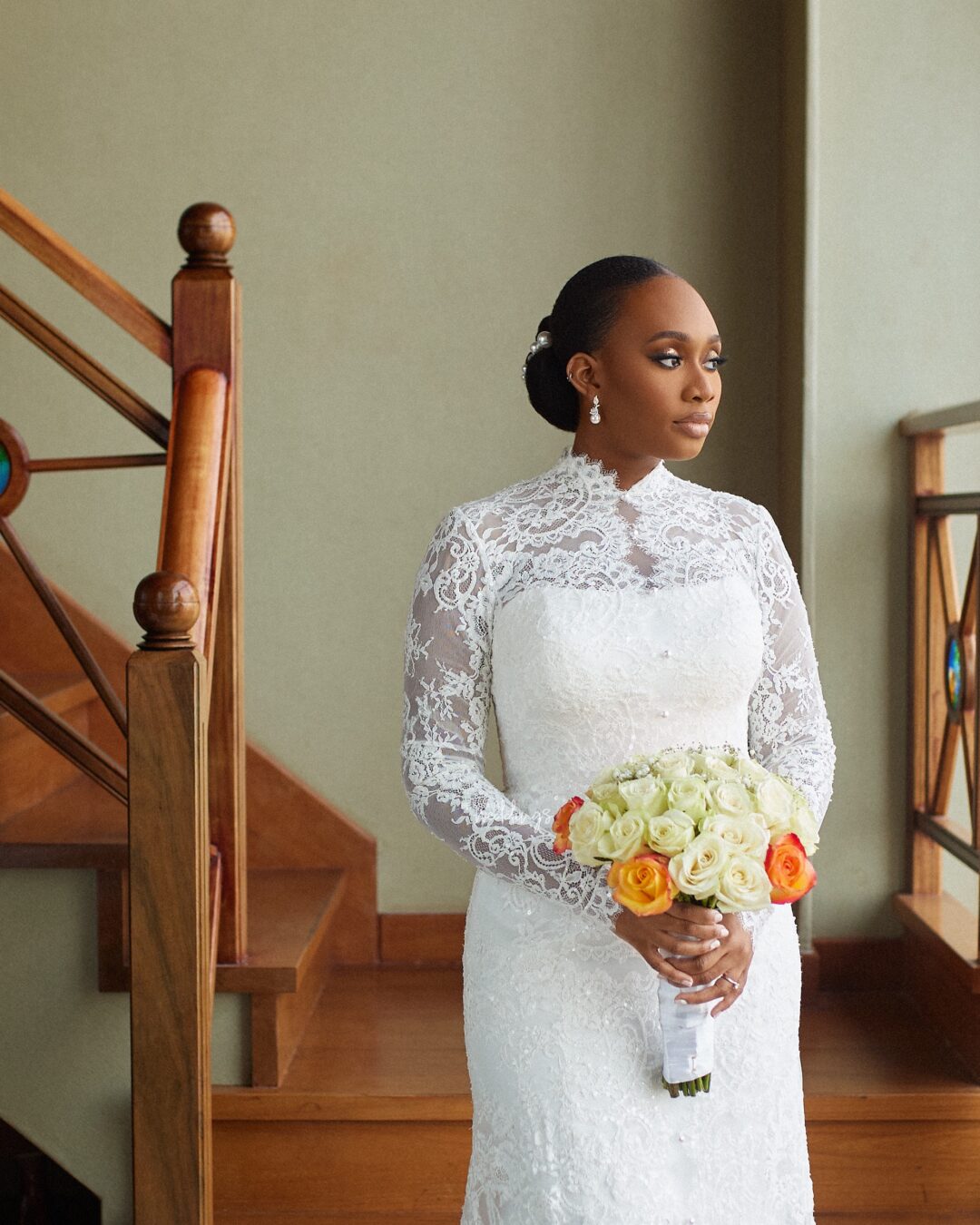 4 Year After Meeting in Church, Ifem & Curtis Had a Perfect White Wedding