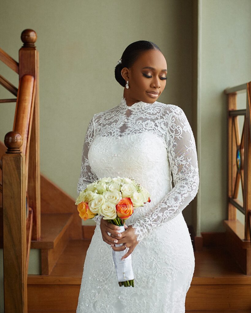 4 Year After Meeting in Church, Ifem & Curtis Had a Perfect White Wedding