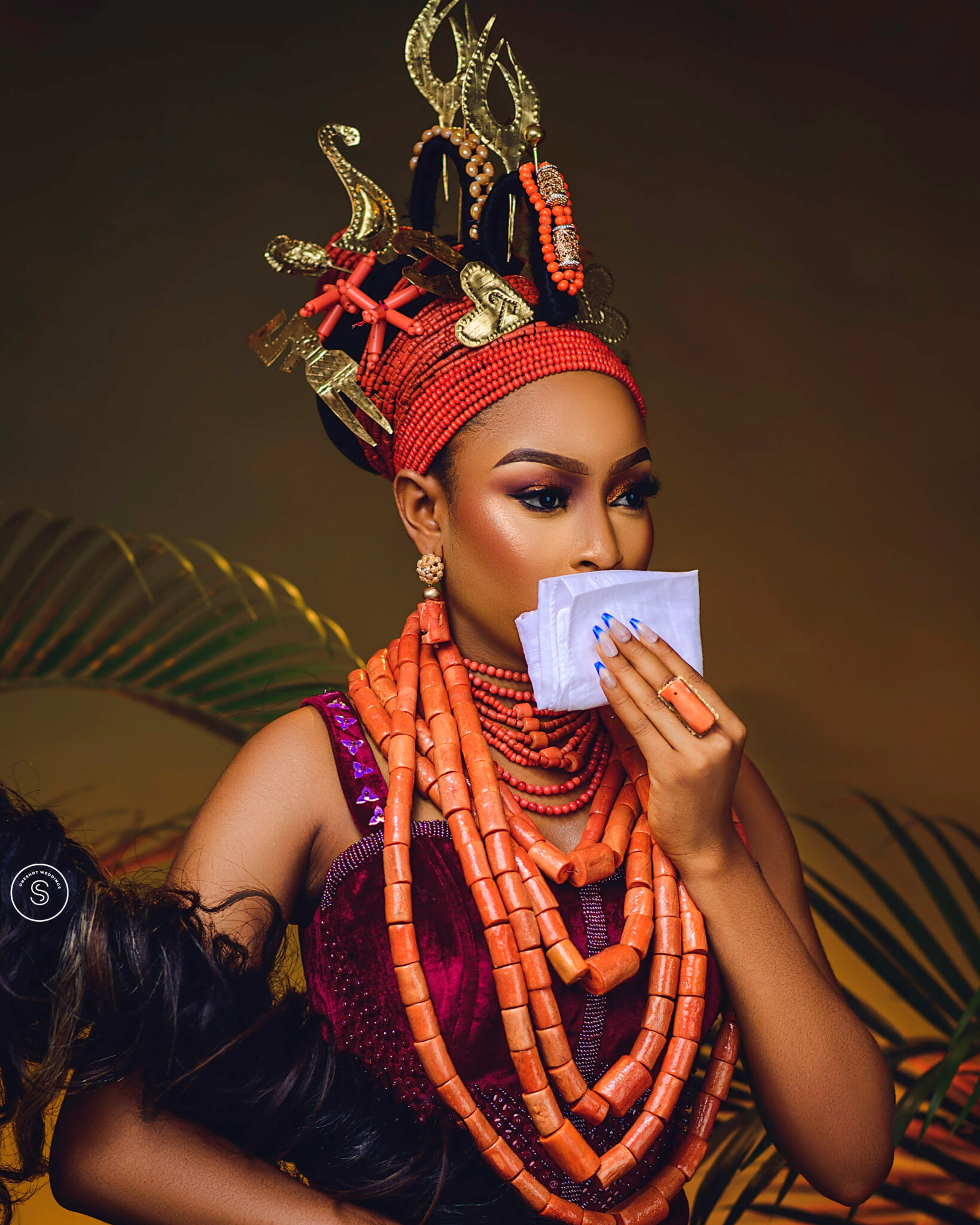 Let’s Talk Beauty & Elegance With This Regal Edo Beauty Look!