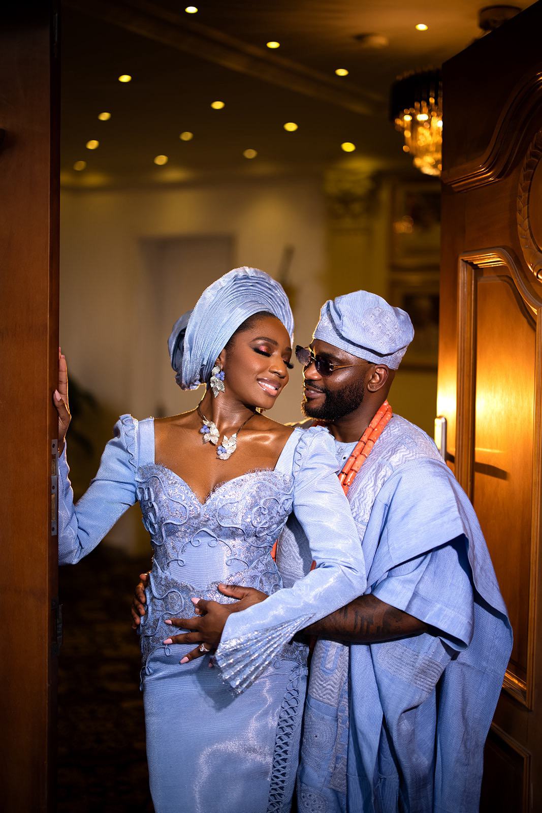 Fill your day with all the Love & Beauty from Toyosi & Yemisi's Yoruba Trad