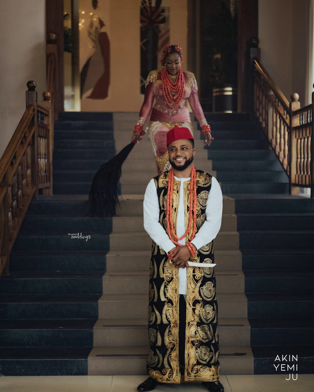 These Photos From Tim Godfrey & Erica’s Igbo Trad Will Make Your Day