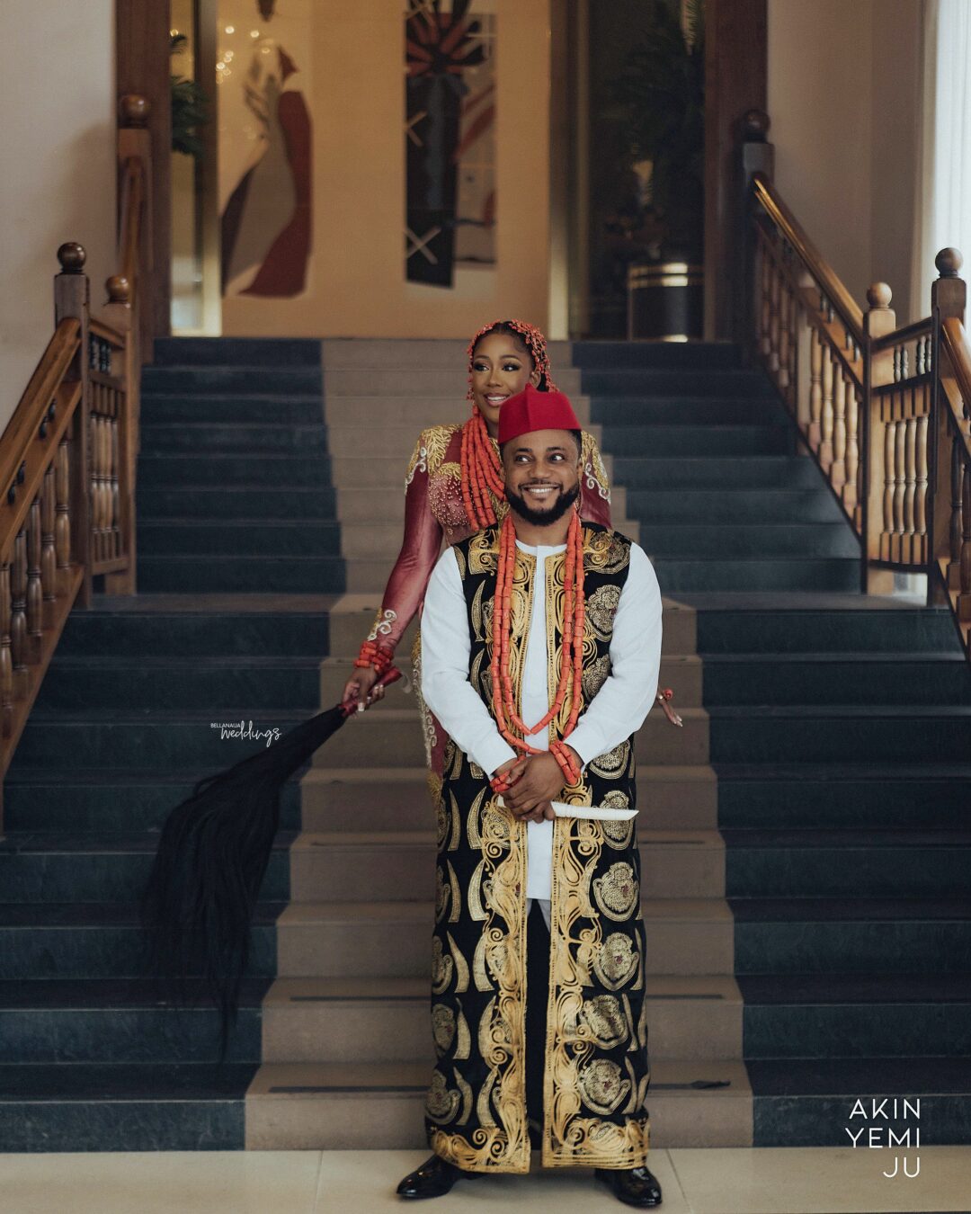 These Photos From Tim Godfrey & Erica’s Igbo Trad Will Make Your Day