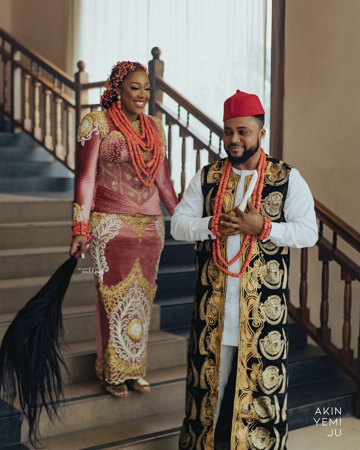These Photos From Tim Godfrey & Erica’s Igbo Trad Will Make Your Day