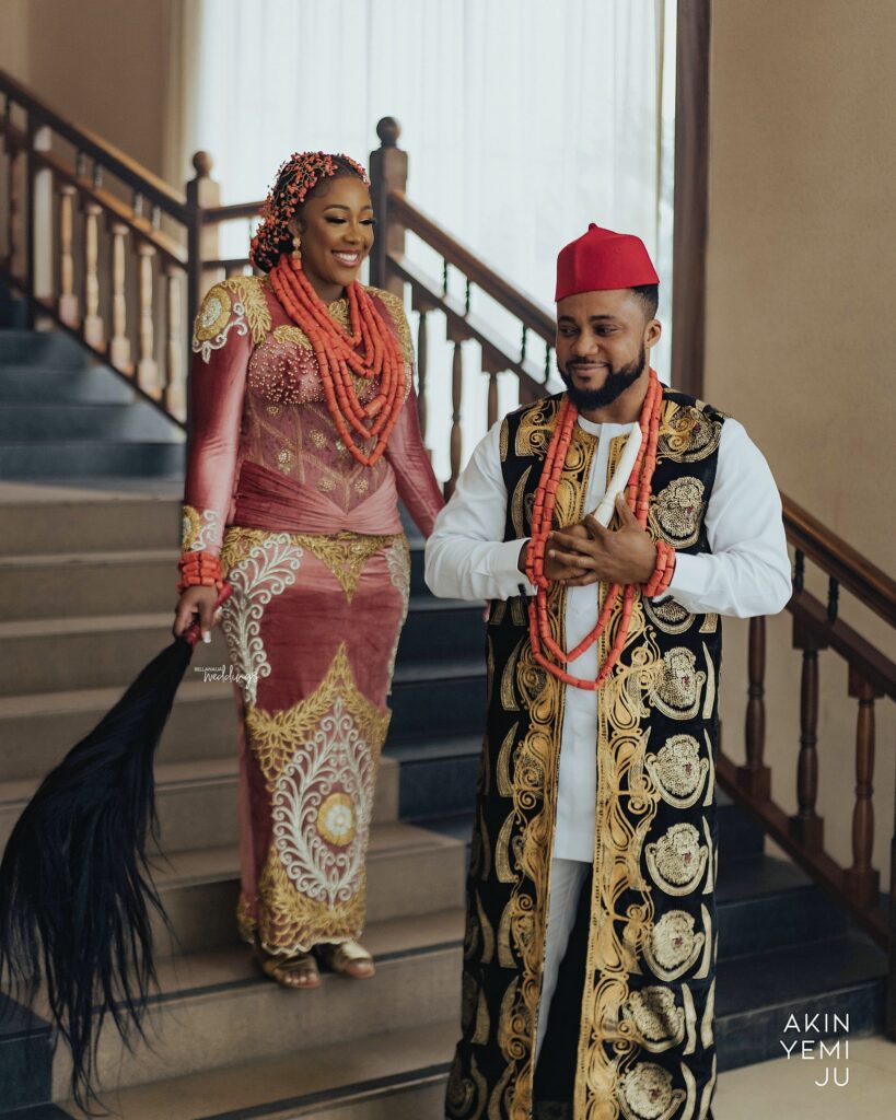 These Photos From Tim Godfrey & Erica’s Igbo Trad Will Make Your Day
