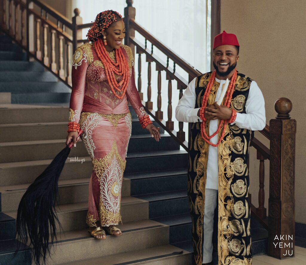 These Photos From Tim Godfrey & Erica’s Igbo Trad Will Make Your Day