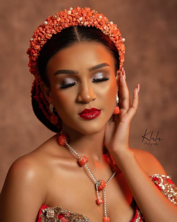 Look Radiant in Red On Your Igbo Trad With This Bridal Inspo