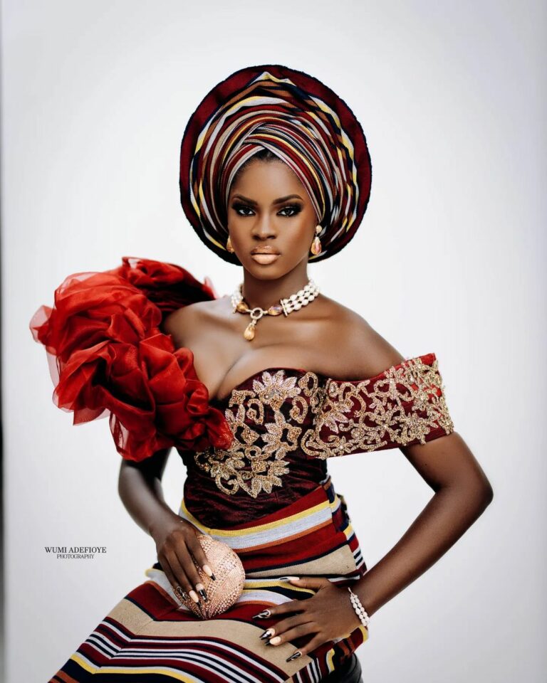 Make a Statement on Your Yoruba Trad With This Vintage Asooke