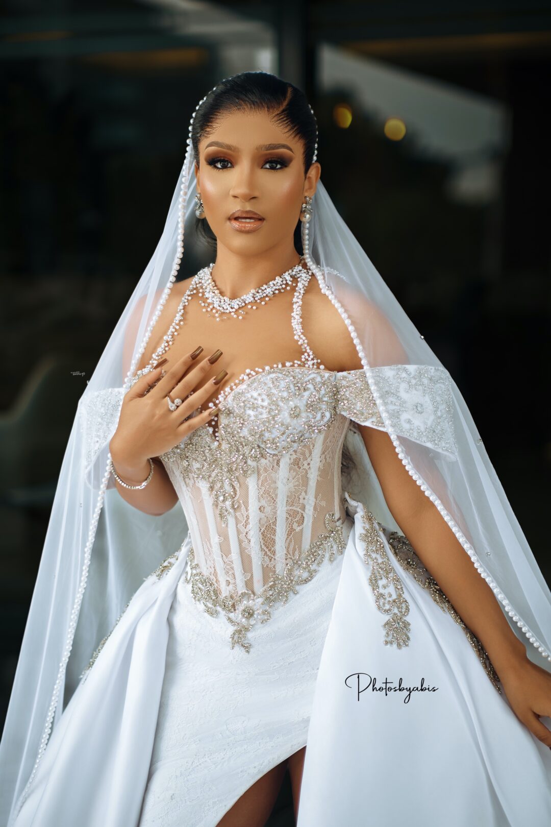 This Pristine Beauty Look is Perfect For Your White Wedding Slay!
