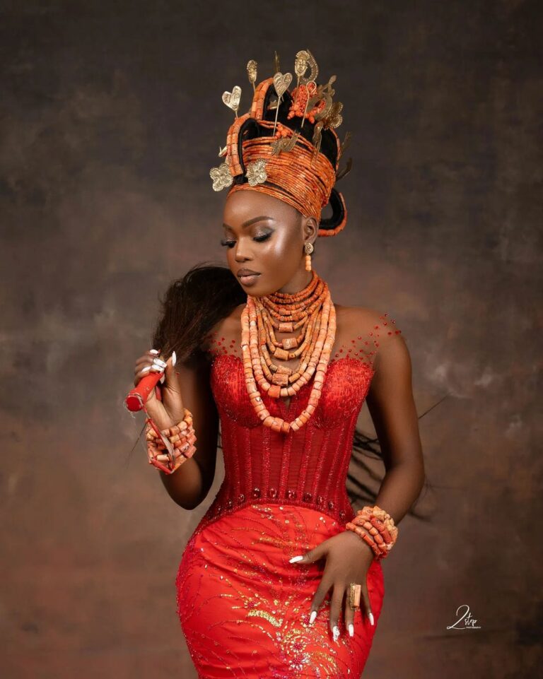 Rep Your Culture in Elegance With This Stunning Edo Bridal Look!
