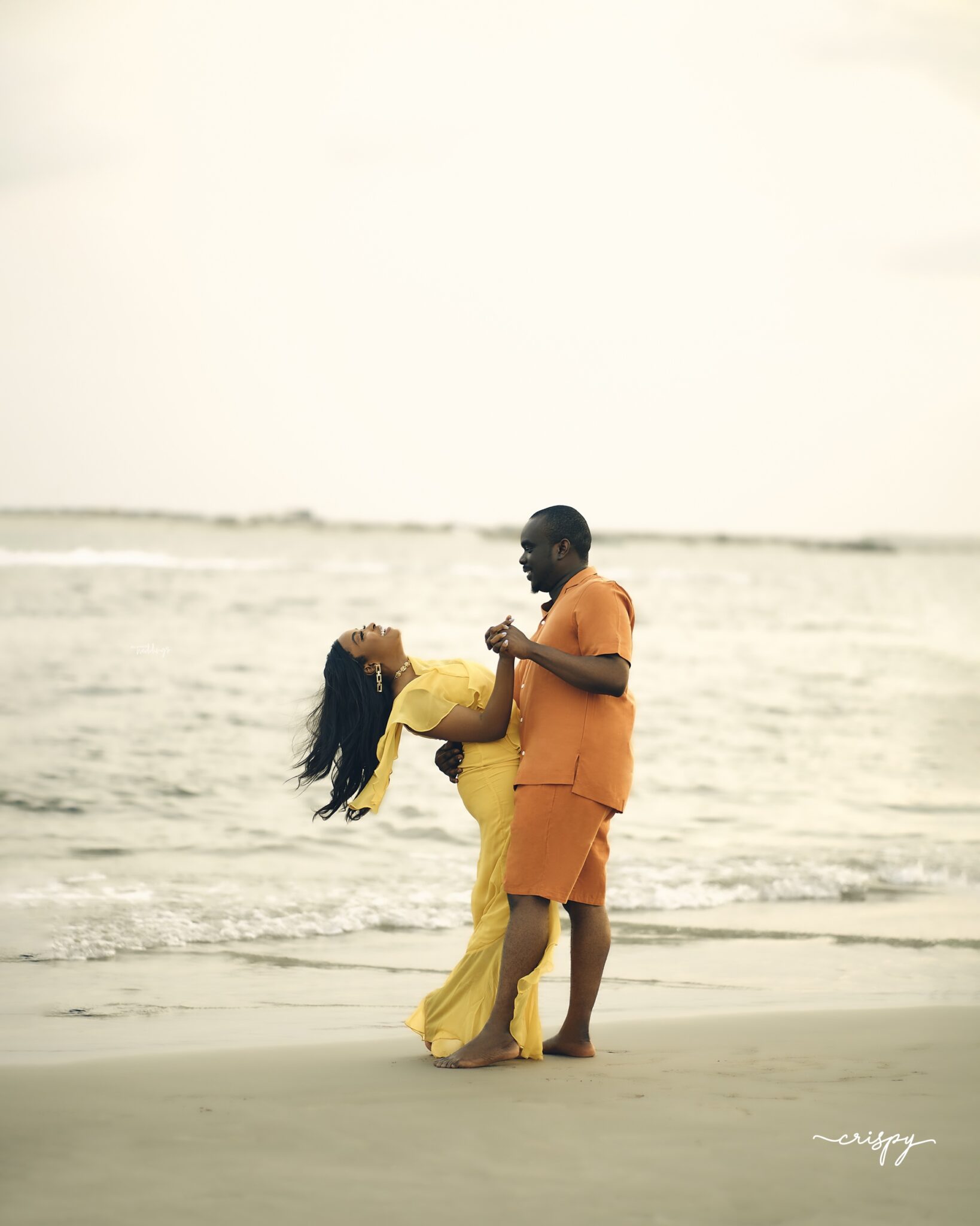 Wunmi & Fola's Pre-wedding Shoot at The Beach is a perfect Blend of ...