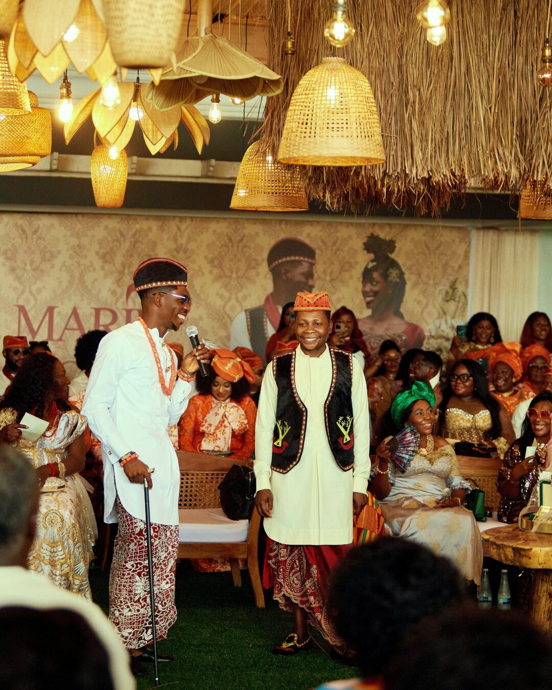 These Exclusive Photos From Moses Bliss and Marie's Trad Will Add ...
