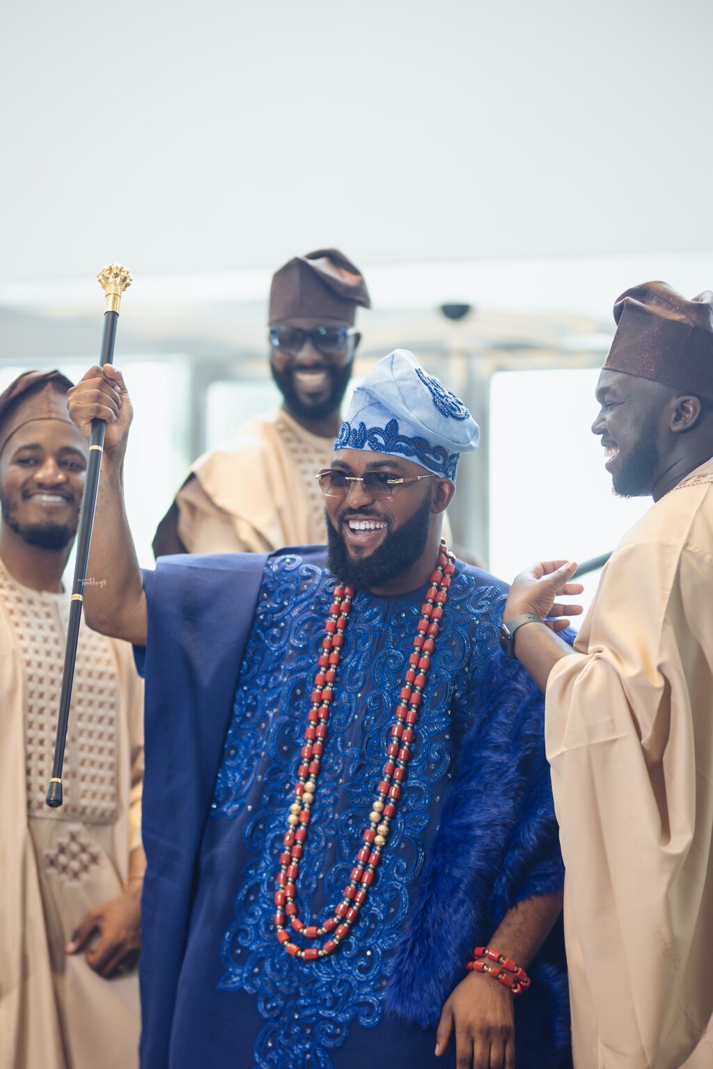 Check Out These Photos From Lade & Neon's Yoruba-Igala Trad