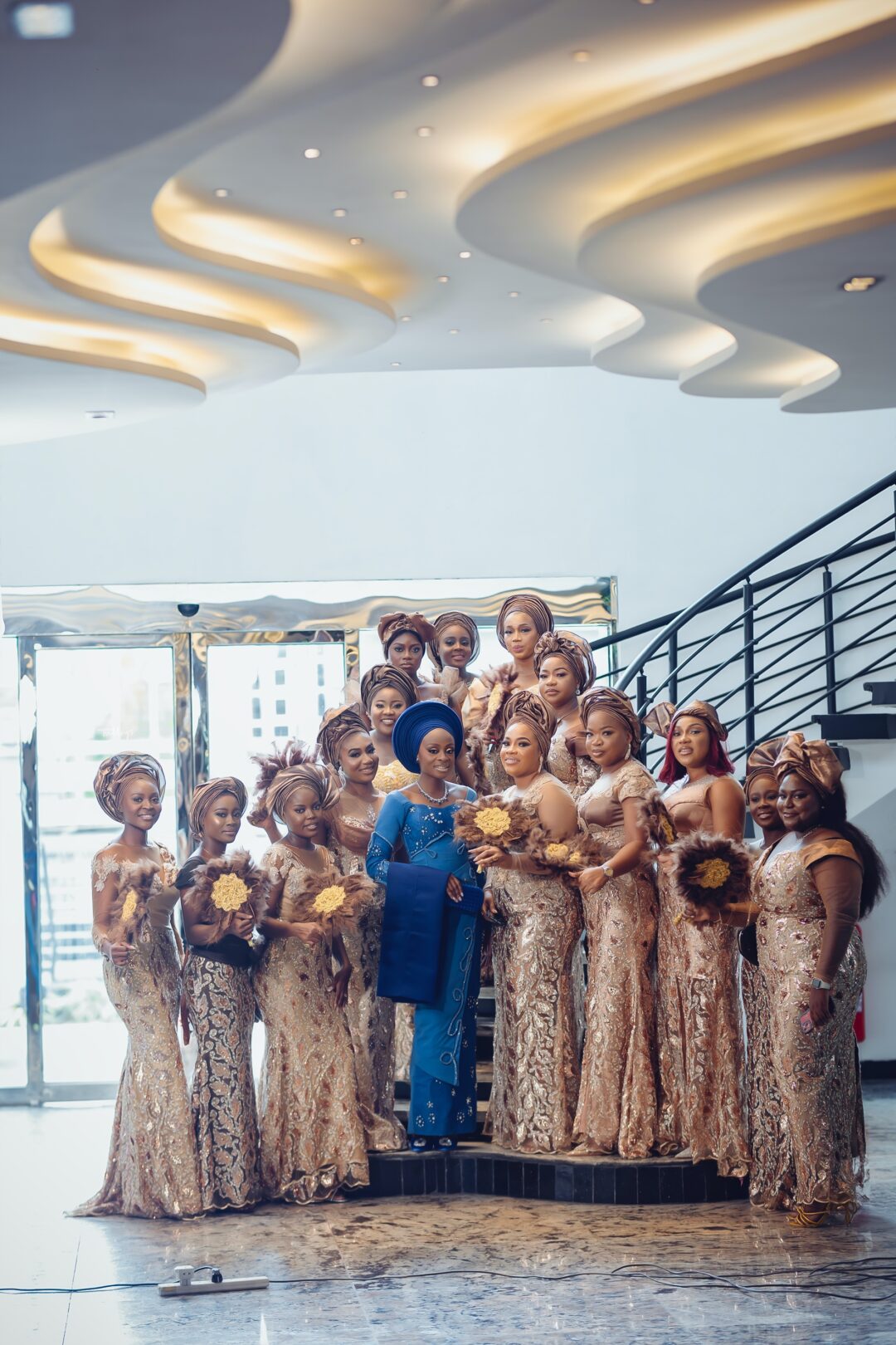 Check Out These Photos From Lade & Neon's Yoruba-Igala Trad