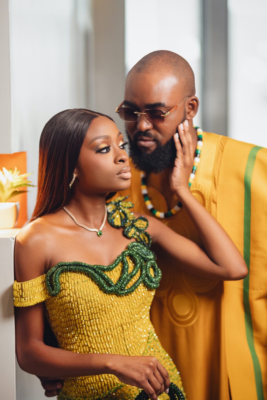 Witness The Magic of Love in Lade & Neon Adejo's Colourful Wedding Video | BellaNaija Weddings