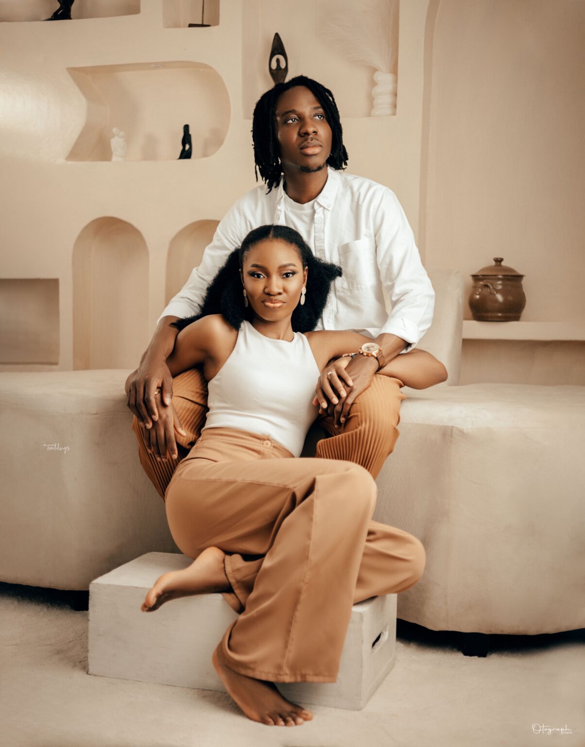 Zainab & Oluwafemi Met In Church 6 Years Ago! Enjoy Their Pre-wedding ...