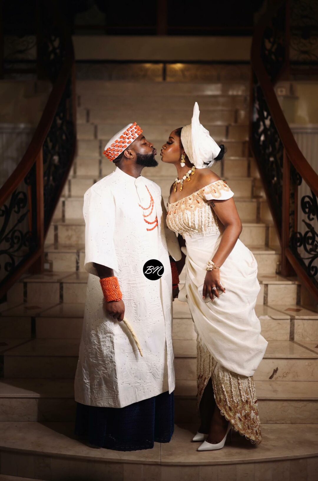 Check Out These Exclusive Photos From Chioma & Davido's Trad