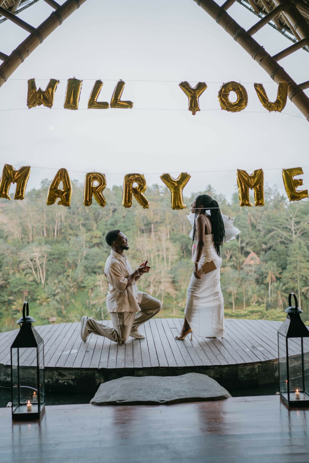 Eunice & Samuel Met Through a Mutual Friend - Now, It's a Romantic Proposal in Bali | BellaNaija