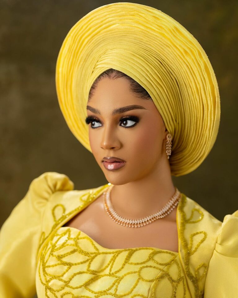 Glow in Yellow on Your Yoruba Trad With This Beauty Look