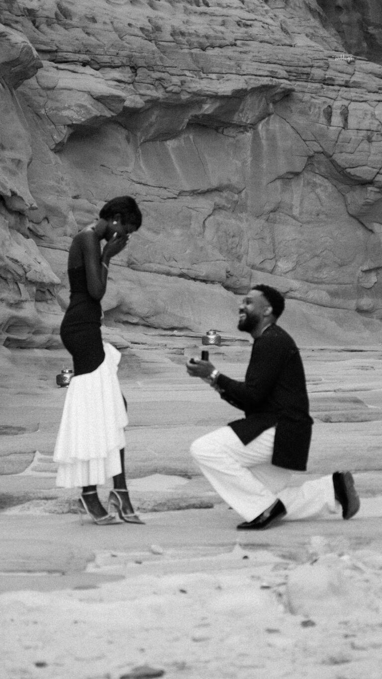 From an Online Conversation to a Sweet Yes in Alula, Saudi Arabia ...