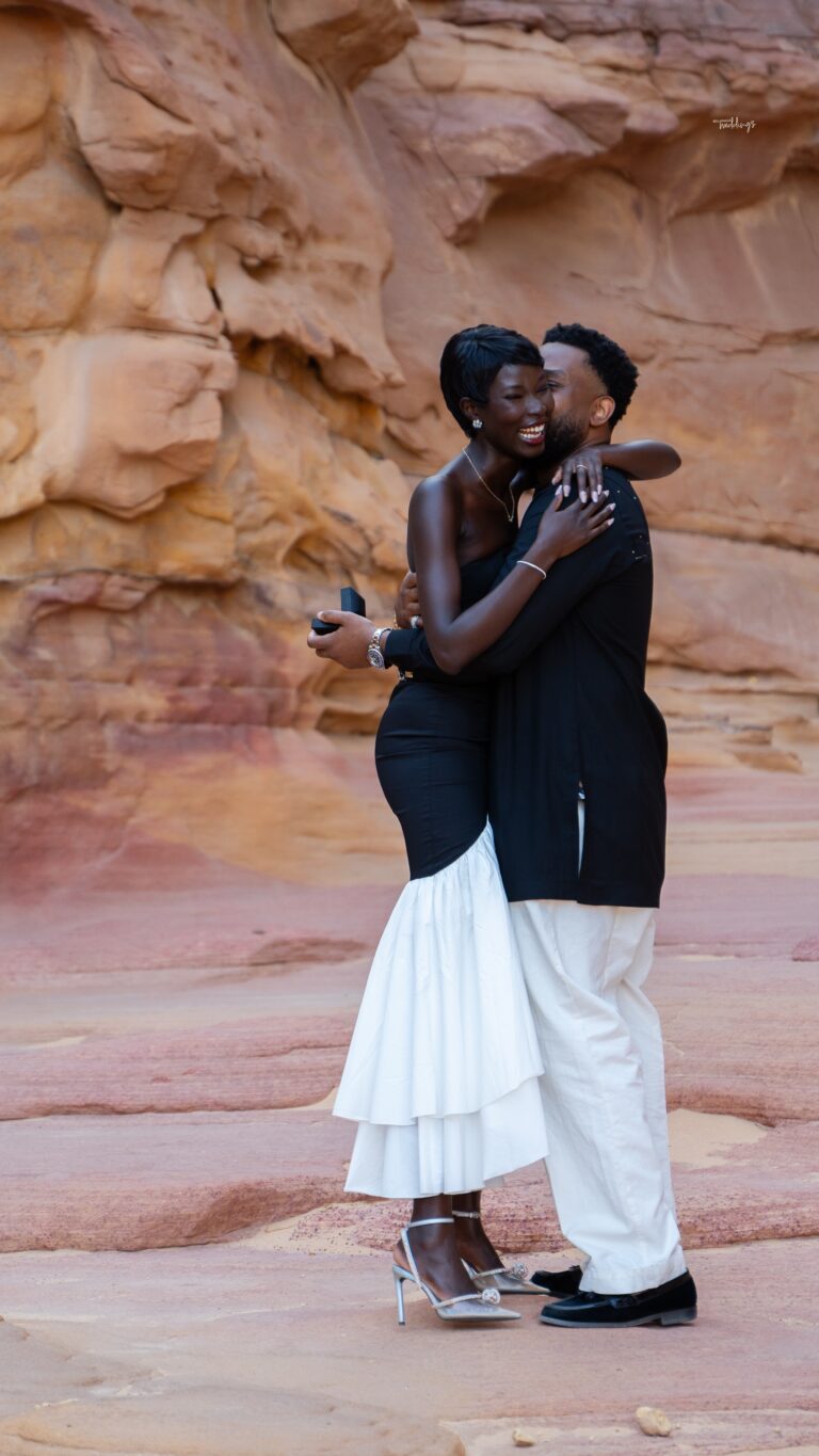 From an Online Conversation to a Sweet Yes in Alula, Saudi Arabia ...