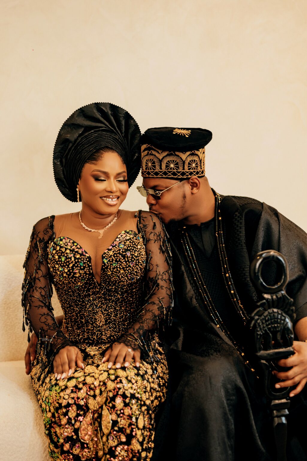 Love Sparked Under the Chandeliers for Vivian & Adejuwon!