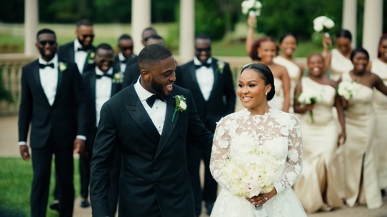 Obi & Dina's White Wedding Was a Joyous Celebration of Love