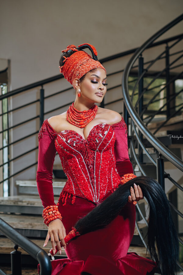 Rep Your Culture with Elegance in This Stunning Edo Bridal Look!