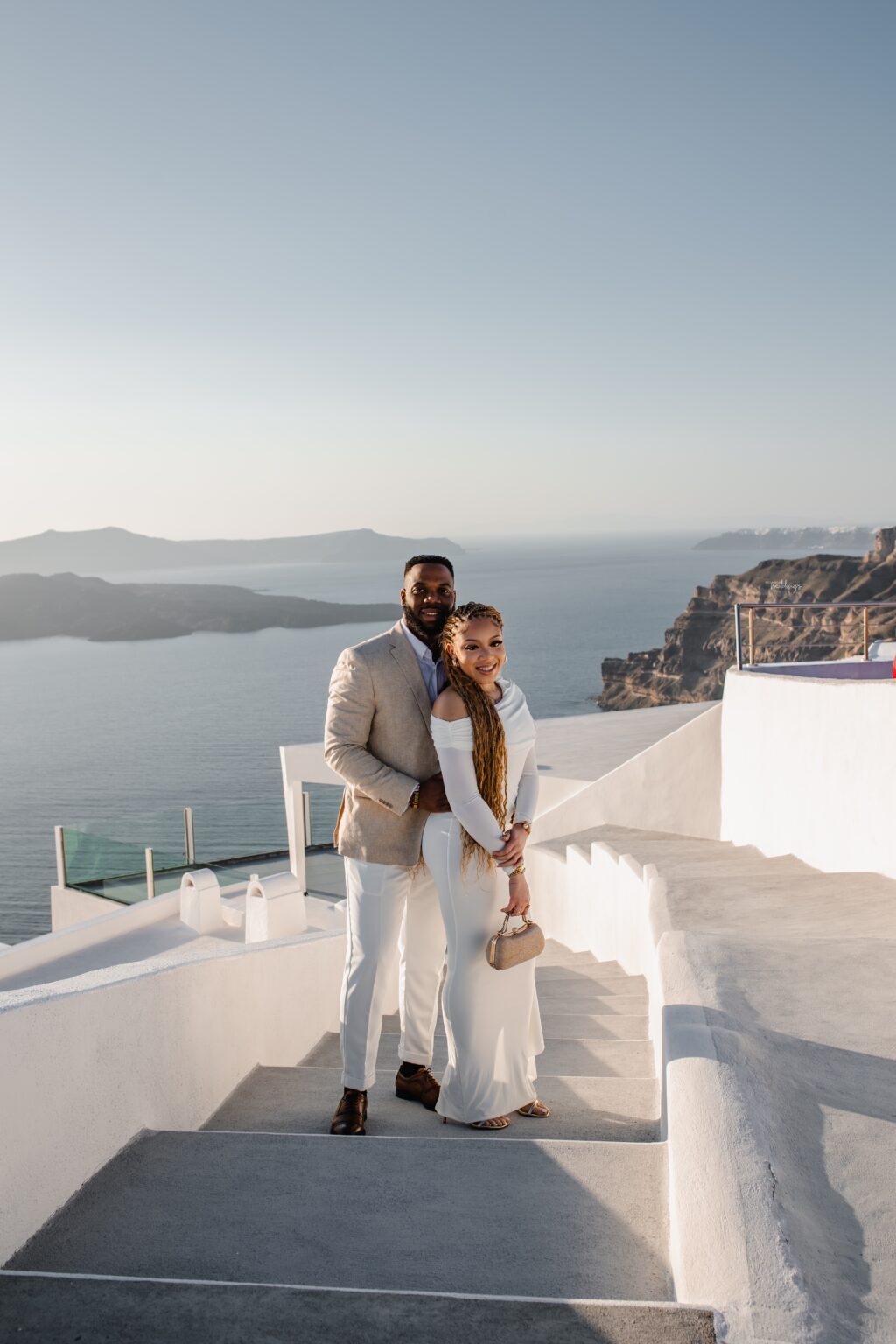 Chidubem's Proposal to Amarachi in Santorini Was Magical! | BellaNaija