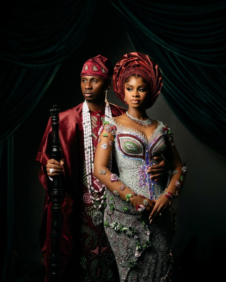 Take In the Beauty of Priscilla Ojo and Juma Jux's Wedding Photos