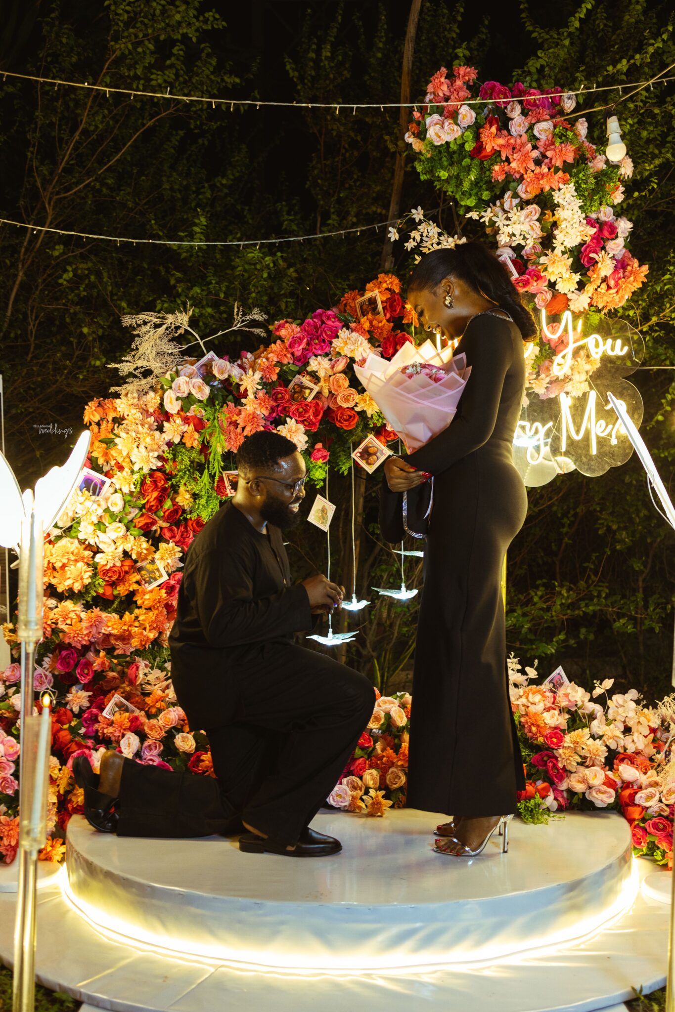 Tomi & Turaki Met at a Wedding! Enjoy Their Garden Proposal